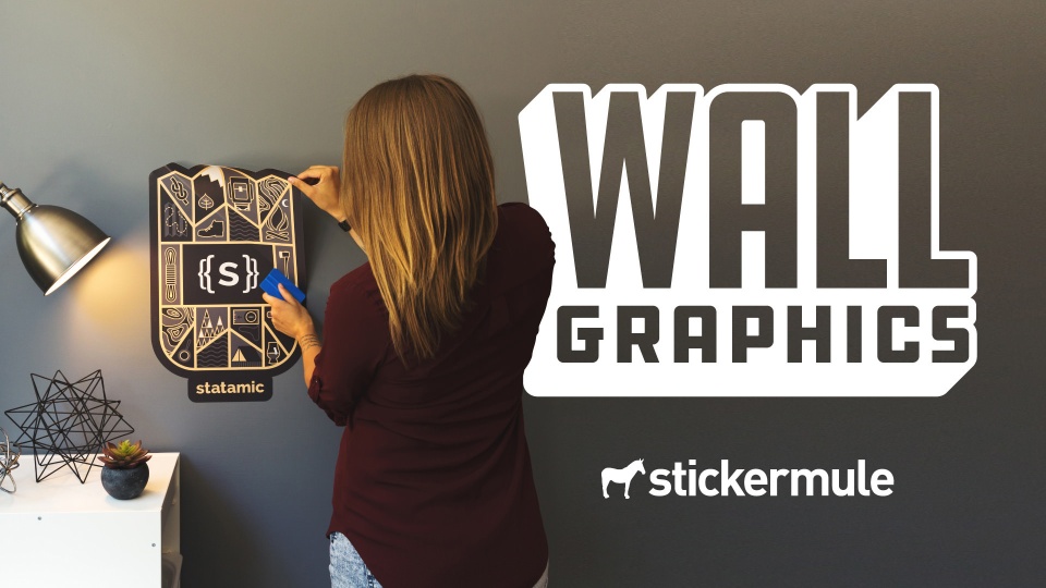 Wall graphics - Custom wall decals & stickers | Sticker Mule