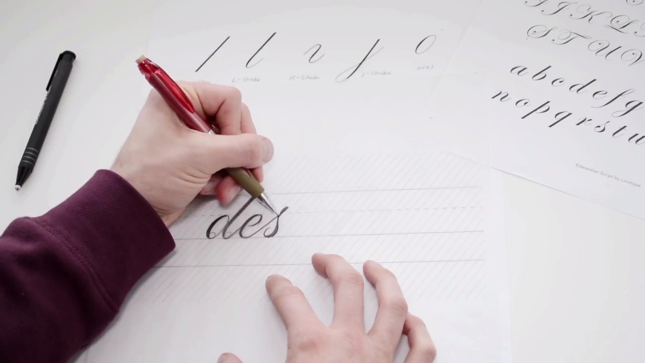 Mastering Script Lettering - Understanding the Proper Angle