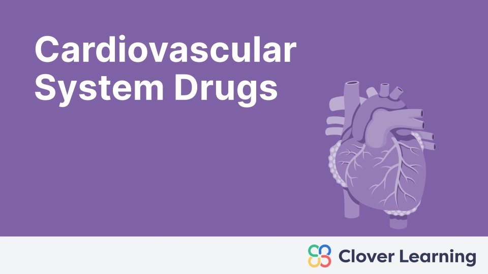 Cardiovascular System Drugs | Video Lesson | Clover Learning
