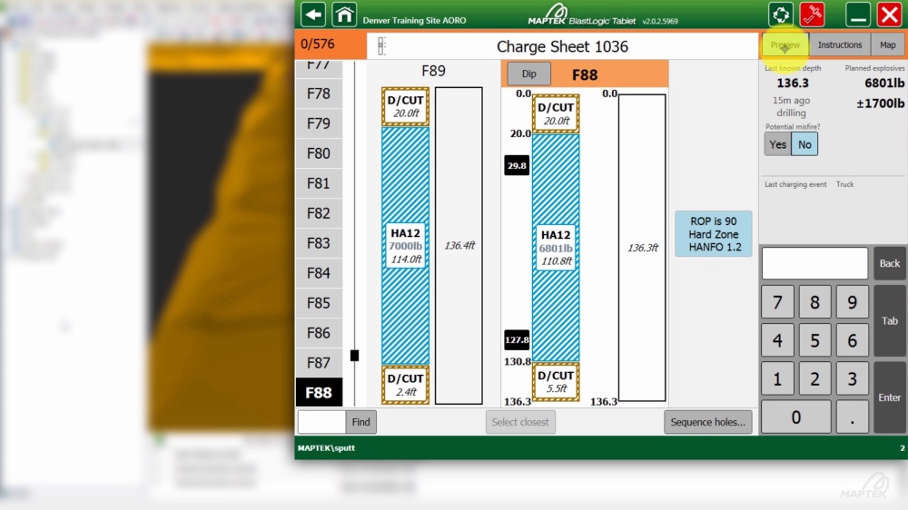 Maptek - BlastLogic automatic explosives loading and validation