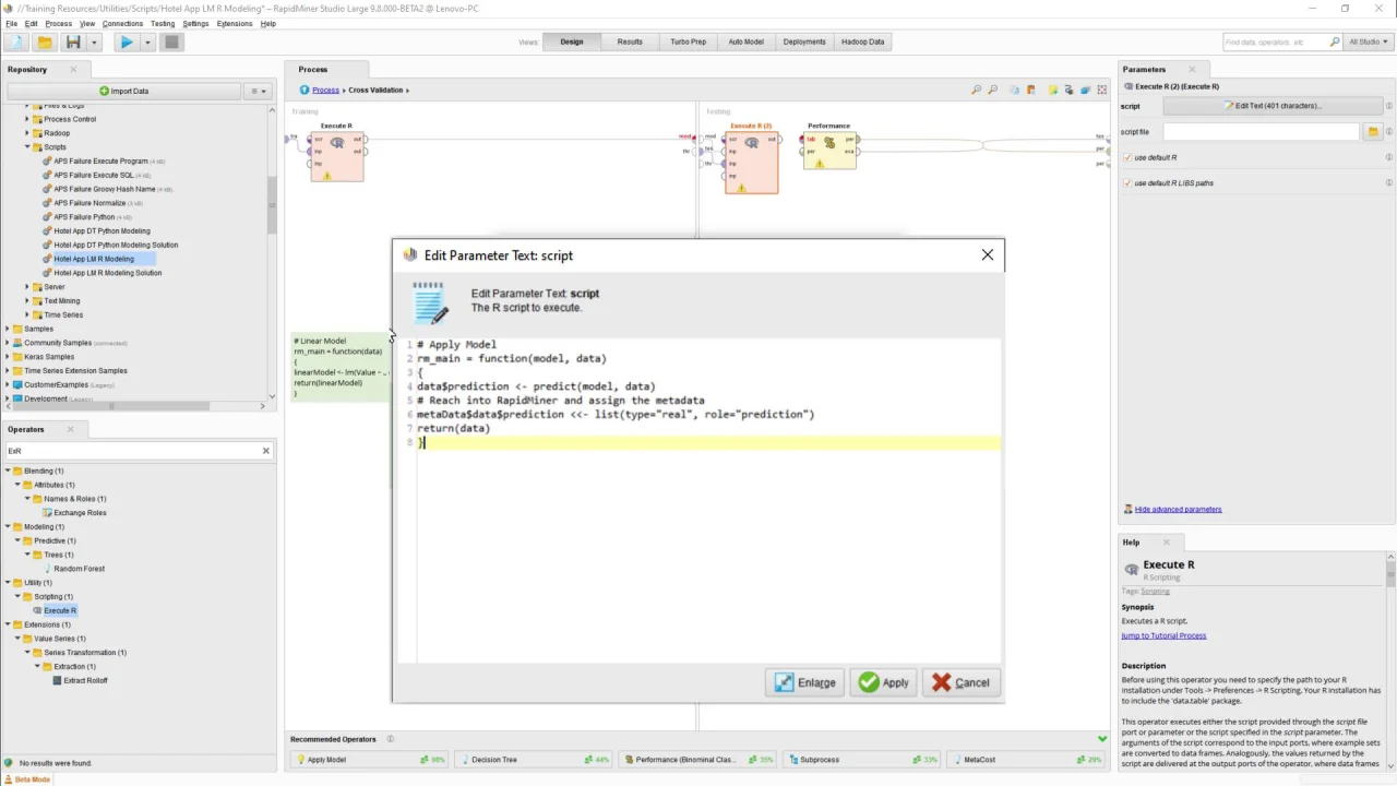 Machine Learning Master - Integrating R & Python Models | RapidMiner ...