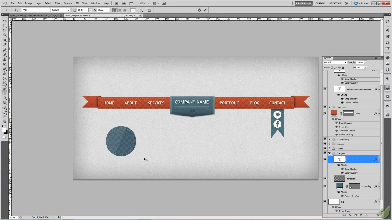 Advanced UI Techniques - Creating Rounded Stitching And Badges