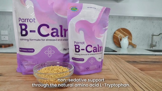 VETAFARM Parrot B-Calm Bird Food Complete Diet for Birds, 12.3-oz bag ...