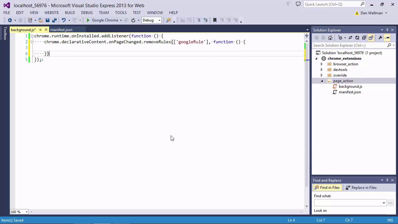 Building a Chrome Extension - Building a Page Action