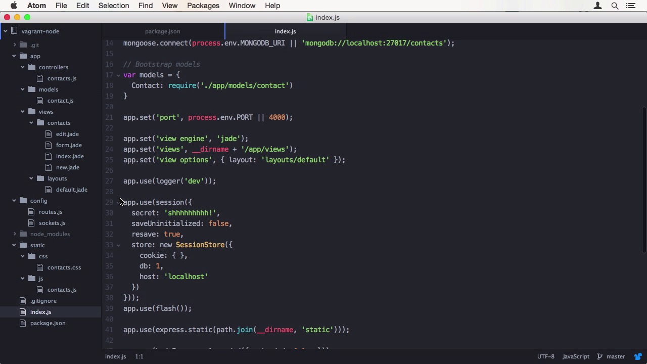 Easy Node.js Development Environment With Vagrant - Project Overview