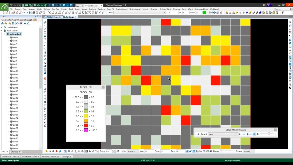 Maptek - Vulcan 11 data visualisation