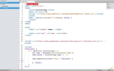 HTML5 Fundamentals - The Storage Event