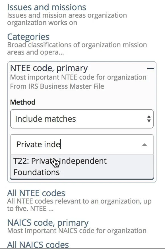 Irs Naics Codes 2022