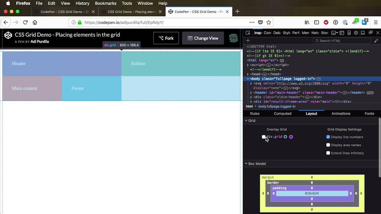 A Quick Introduction To Css Grid Layout Placing Elements On The Grid