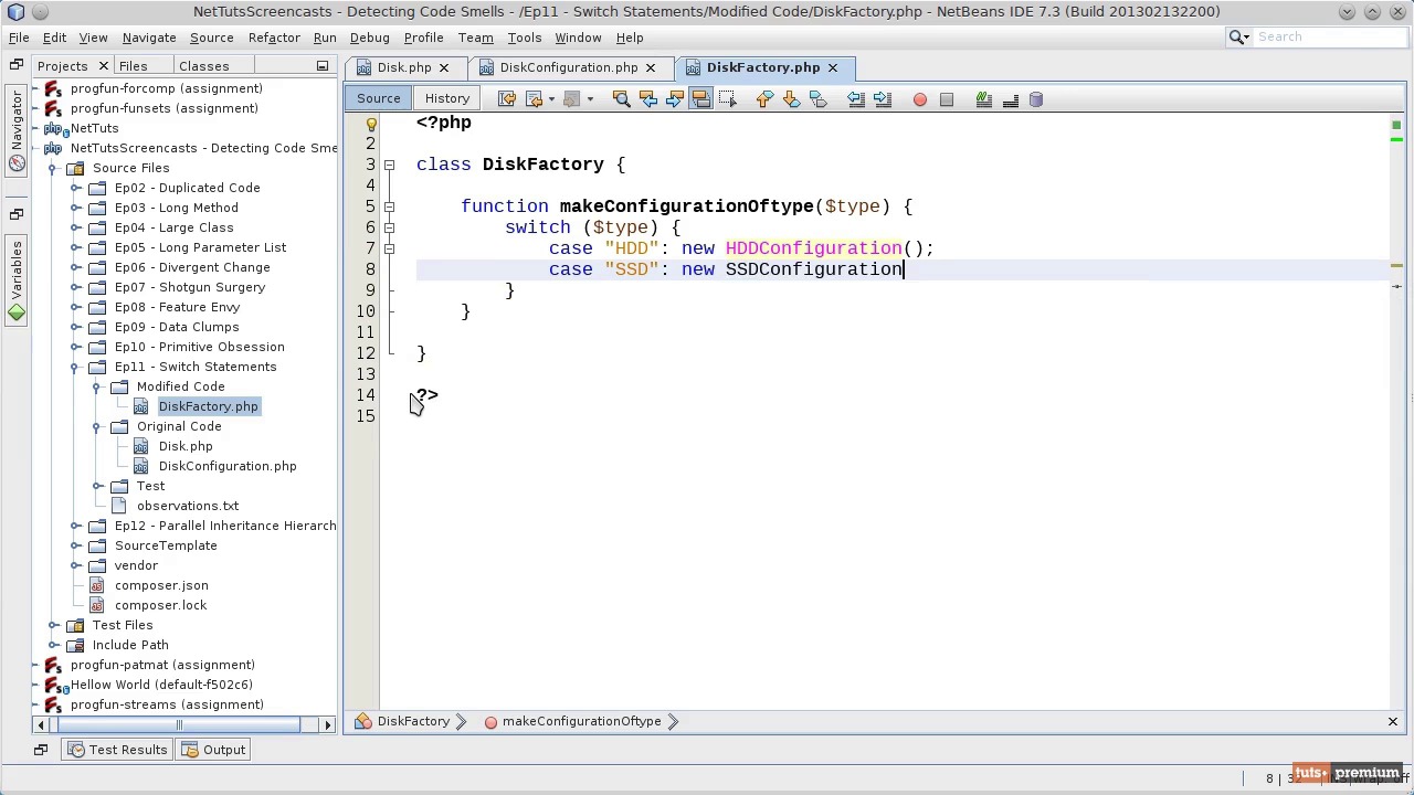 Detecting Code Smells - Switch Statements Detecting Code Smells - Switch Statements