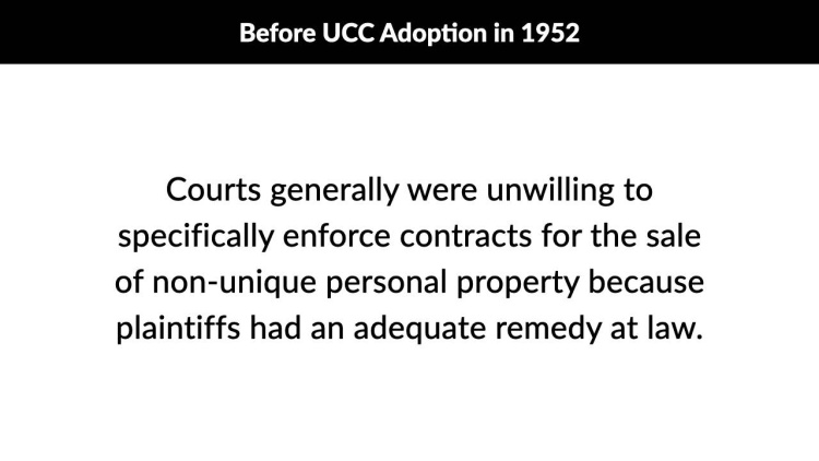 Remedies Videos: Specific Performance Generally - Quimbee