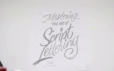 Mastering Script Lettering - Varying Angles and Rhythm