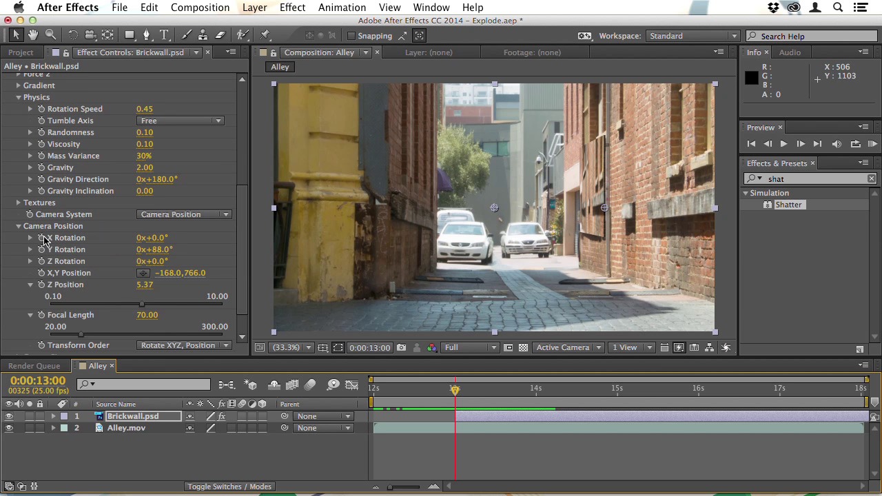 Smoke, Fire and Explosions in Adobe After Effects - Modifying The Explosion