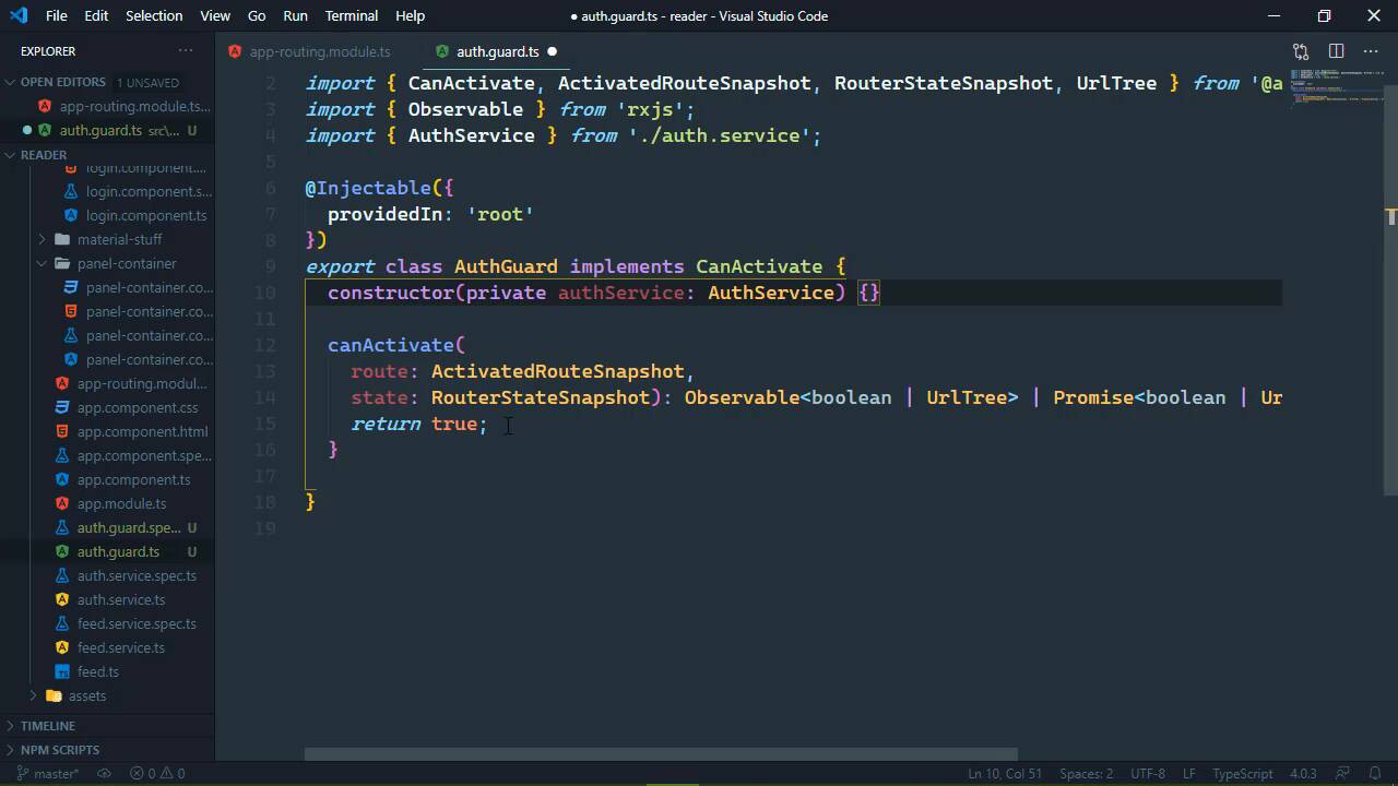 Modern Web Apps With Angular - Authorizing Routes