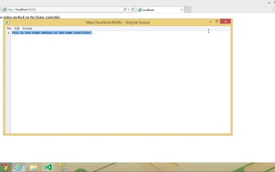 Getting Started with ASP.NET MVC5 - Controller Basics