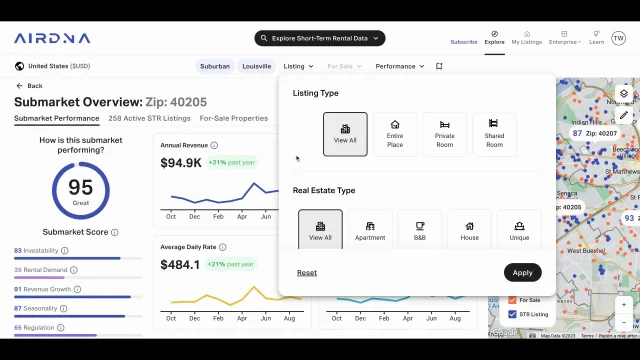 Outils d’investissement en location courte durée & saisonnière | AirDNA