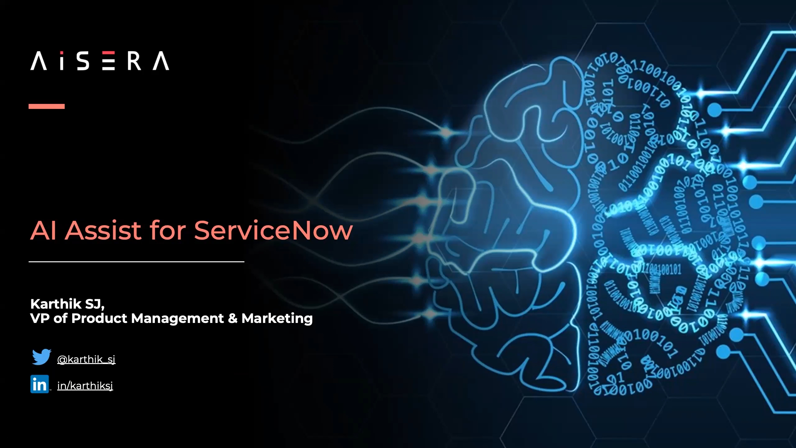 Virtual Demo Series: Boost Agent Productivity with Aisera AI Assist for ServiceNow