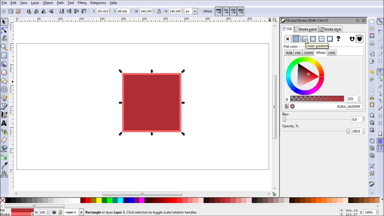 Introduction to Inkscape - Fill and Stroke