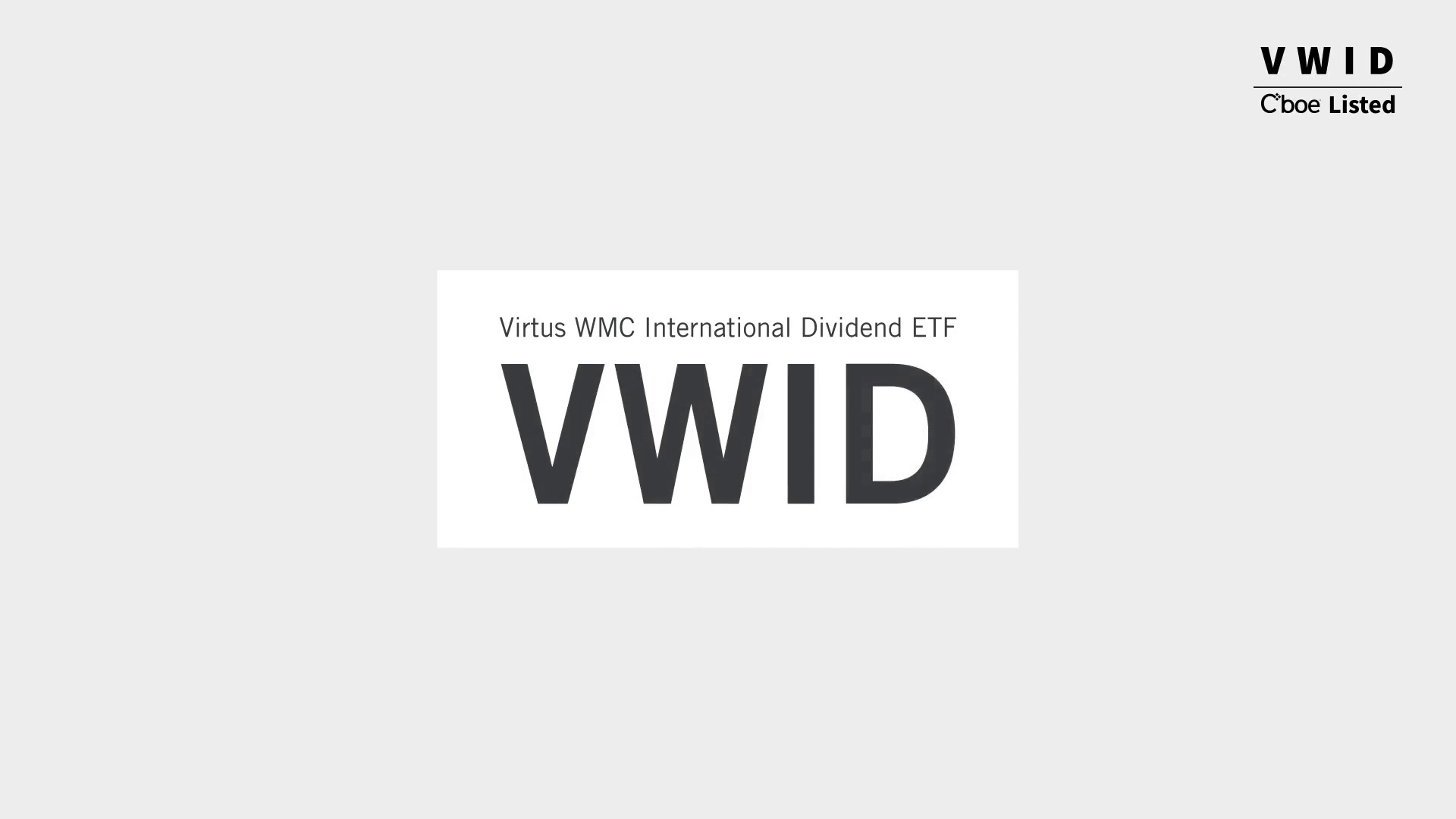 Investors Education Behind the Ticker: Virtus WMC Global Factor ...