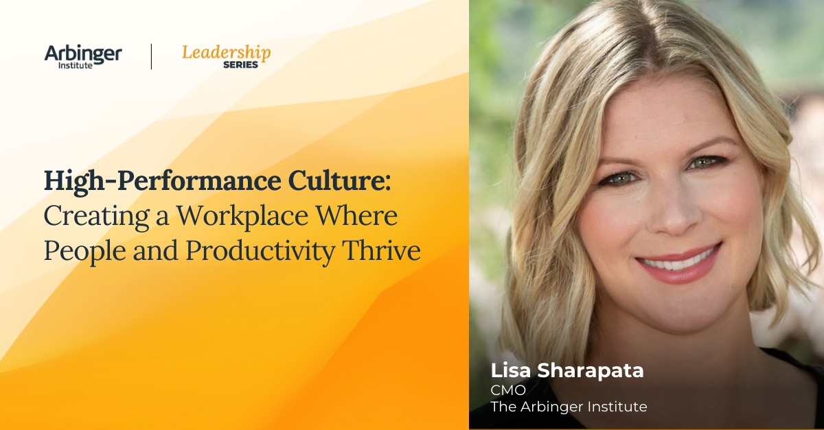 High Performance Culture Creating A Workplace Where People And