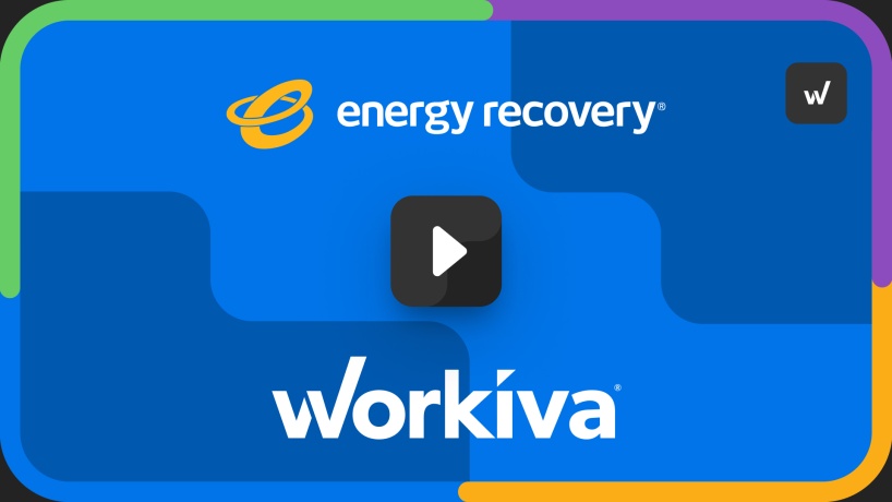 Energy Recovery Boosts Sustainability Management Efficiency with Workiva | Workiva