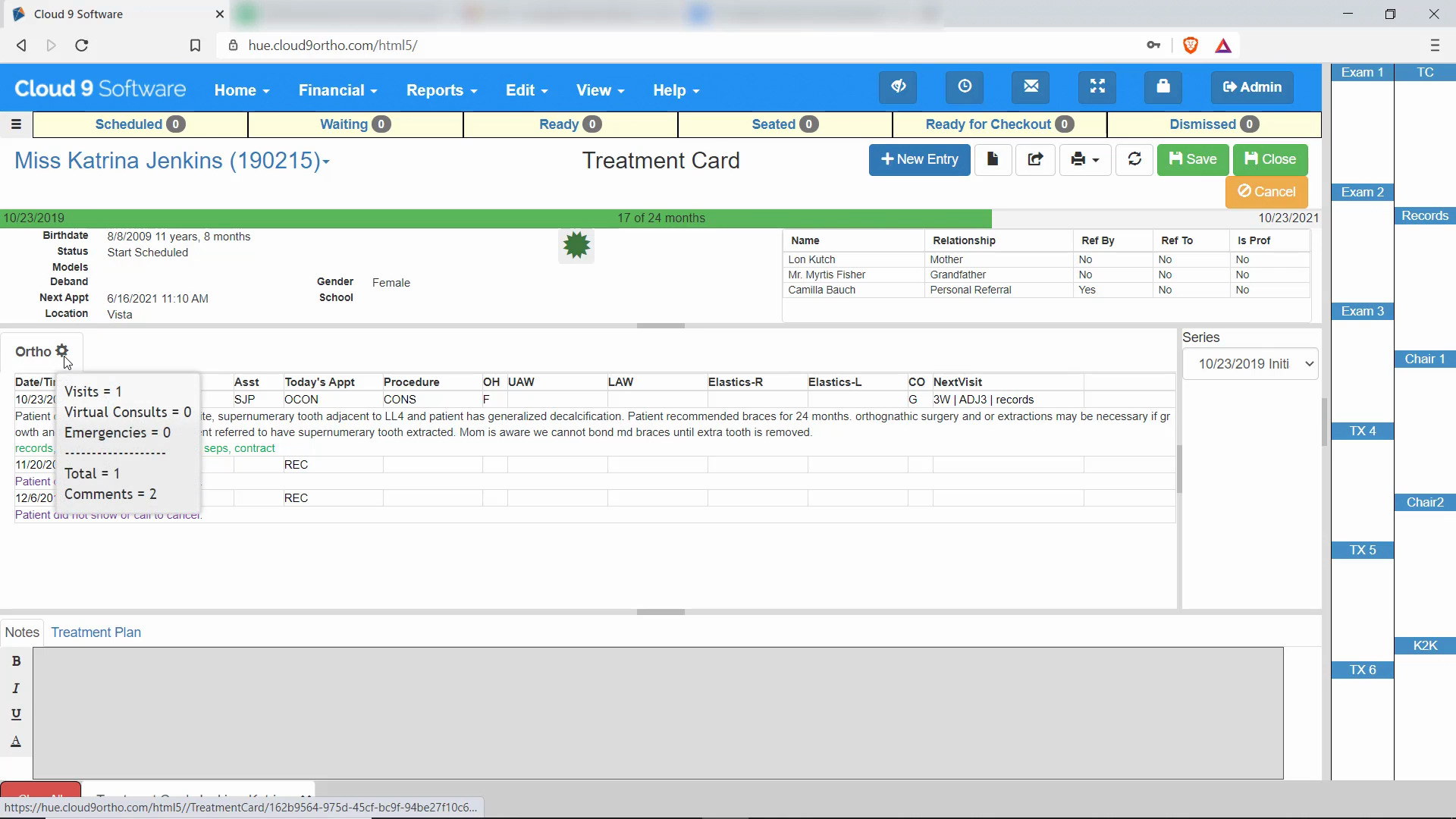 Treatments - Treatment Card Enhancement – Cloud 9