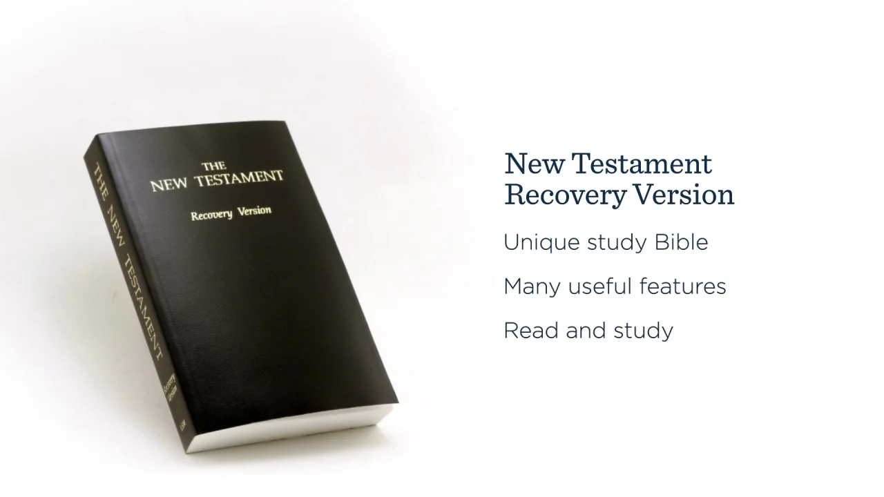 Free Study Bible - Recovery Version | Bibles for America