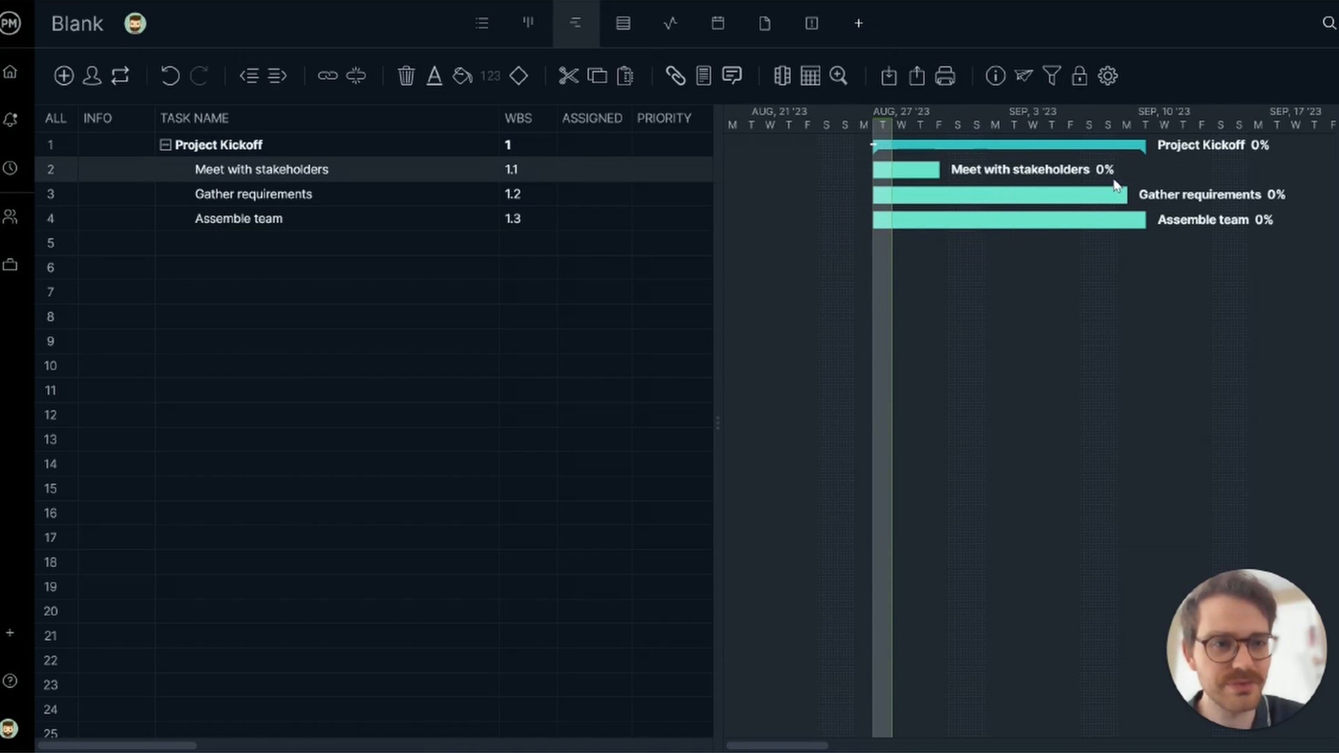 Training Academy - ProjectManager