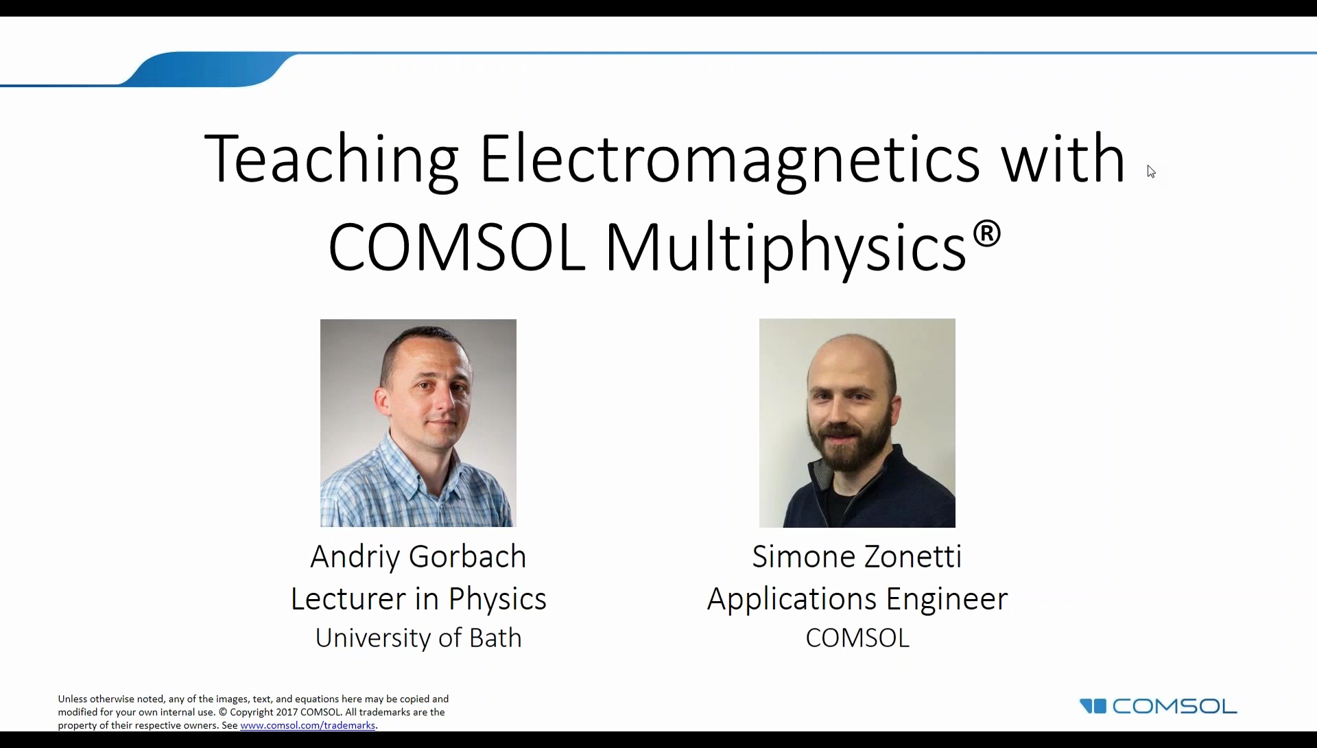 Teaching Electromagnetics Using COMSOL Multiphysics®