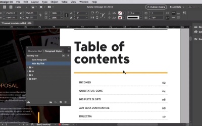 How to Design a Project Proposal in Adobe InDesign - How to Redefine ...