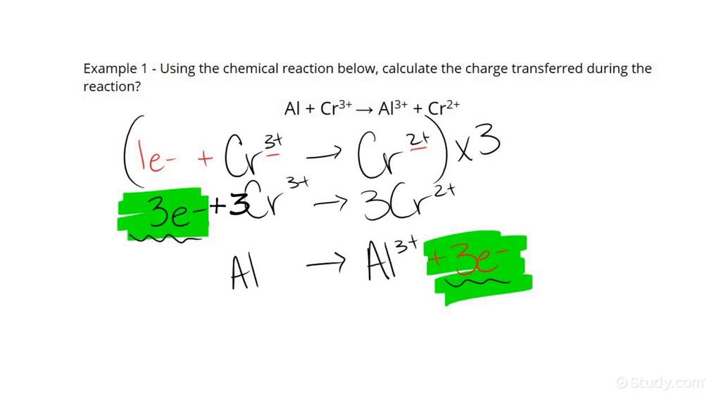 How to Calculate the Charge Transferred During Reactions | Chemistry ...