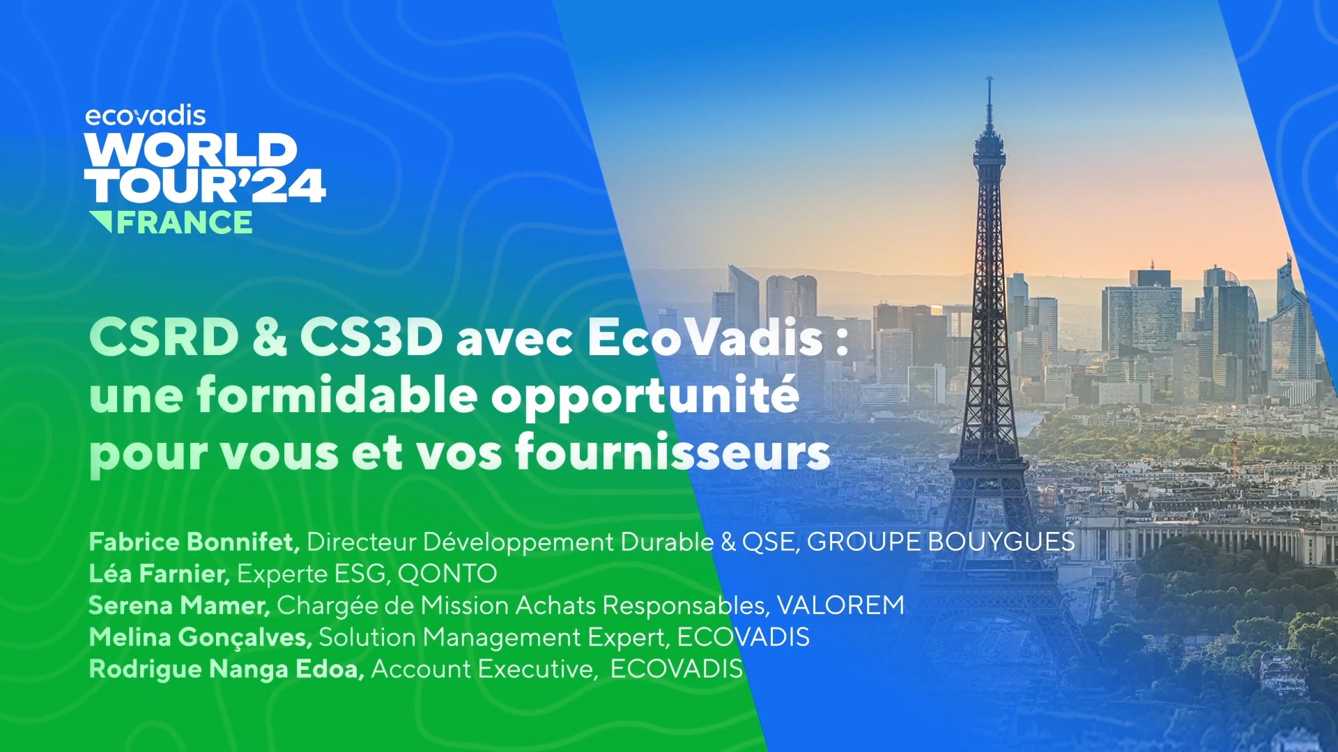 CSRD & CS3D avec EcoVadis : une formidable opportunité pour vous et vos ...