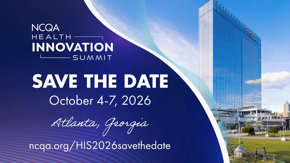 Health Innovation Summit 2026 Save the Date - NCQA