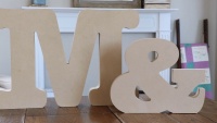 Standing Wood Letters - Shelf Letters | Craftcuts.com