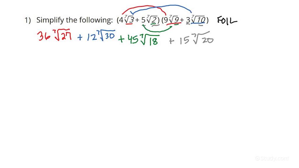 Simplifying an Advanced Product with a Root Index Greater Than 2 Using ...