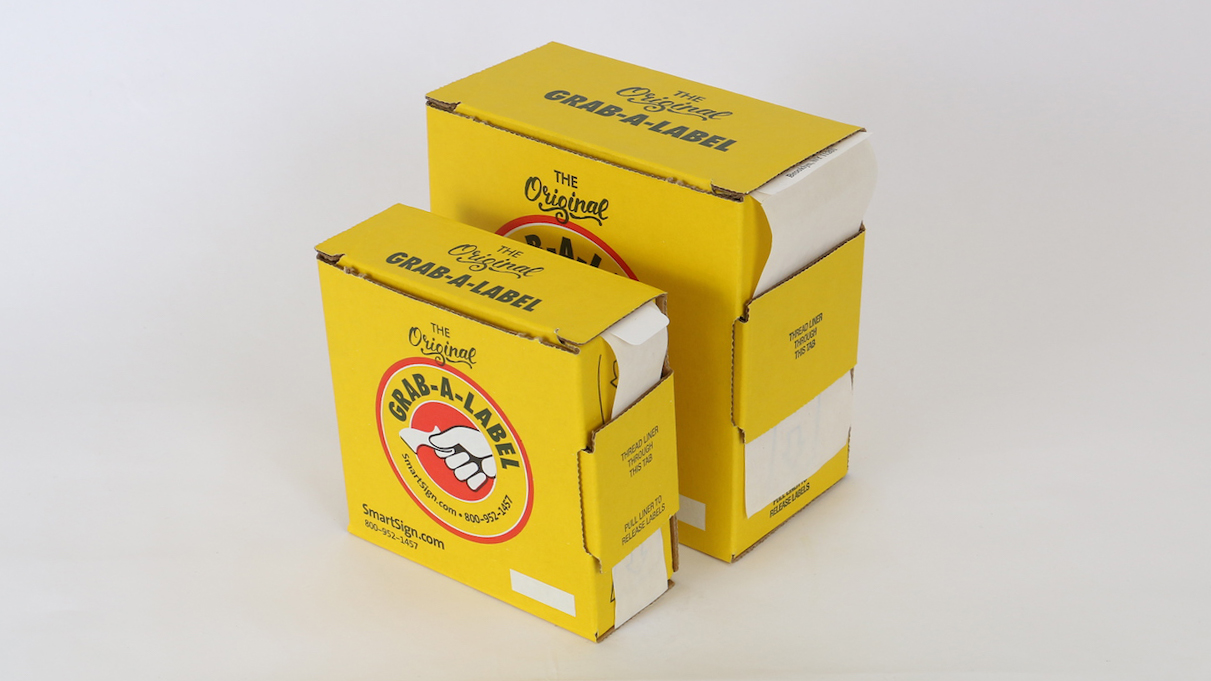 ISO W001 General Warning Exclamation Labels in Dispenser Box, SKU: LB ...