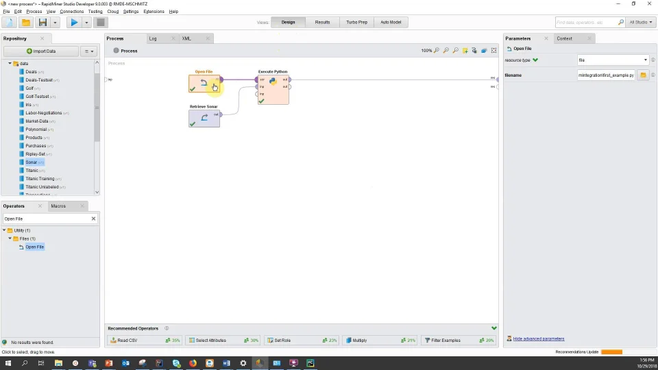 Machine Learning Master - Integrating RapidMiner Studio and Python ...
