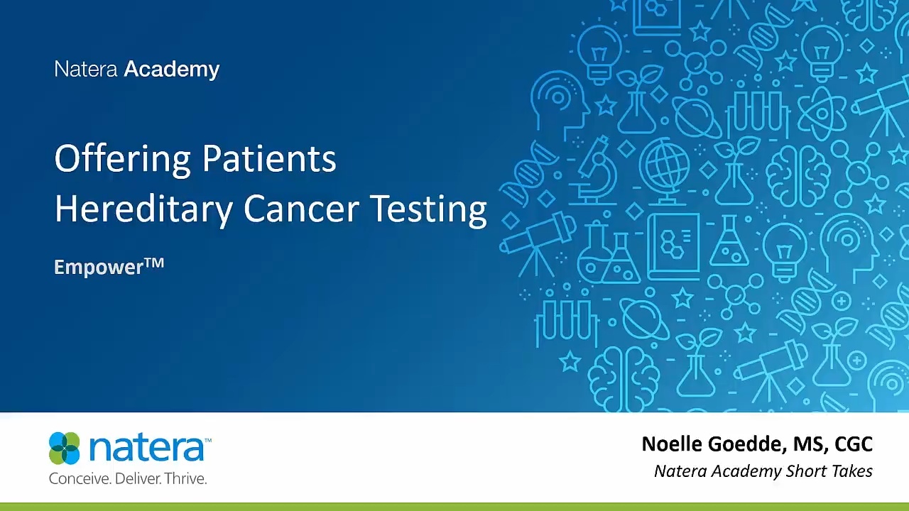Offering Hereditary Cancer Testing