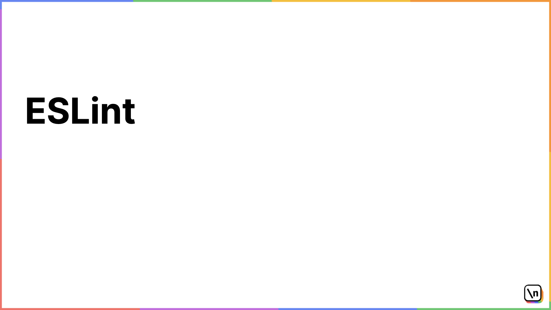 How To Install And Run Eslint When Creating React Libraries Creating React Libraries From