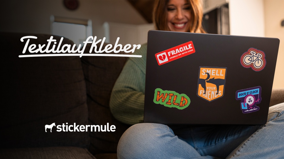 Textilaufkleber | Langlebige, flickenartige Stoff Aufkleber | Sticker ...