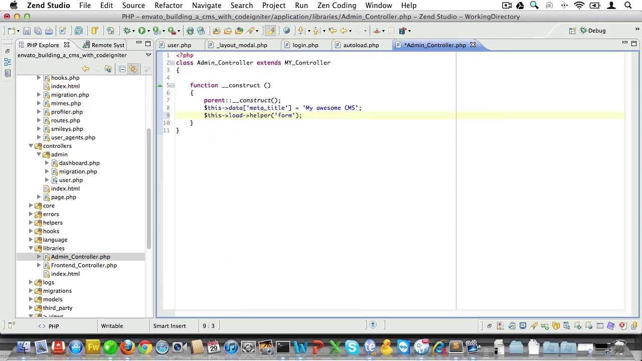 Build a CMS in CodeIgniter - Creating The Login Form