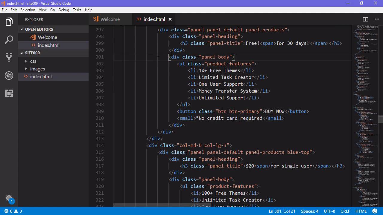 Building a Landing Page That Converts - The Rest of the Layout