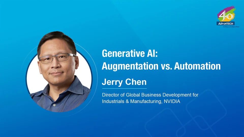 [Sector Keynote] Generative AI: Augmentation vs. Automation | 2023 IIoT WPC - Videos - Advantech ...