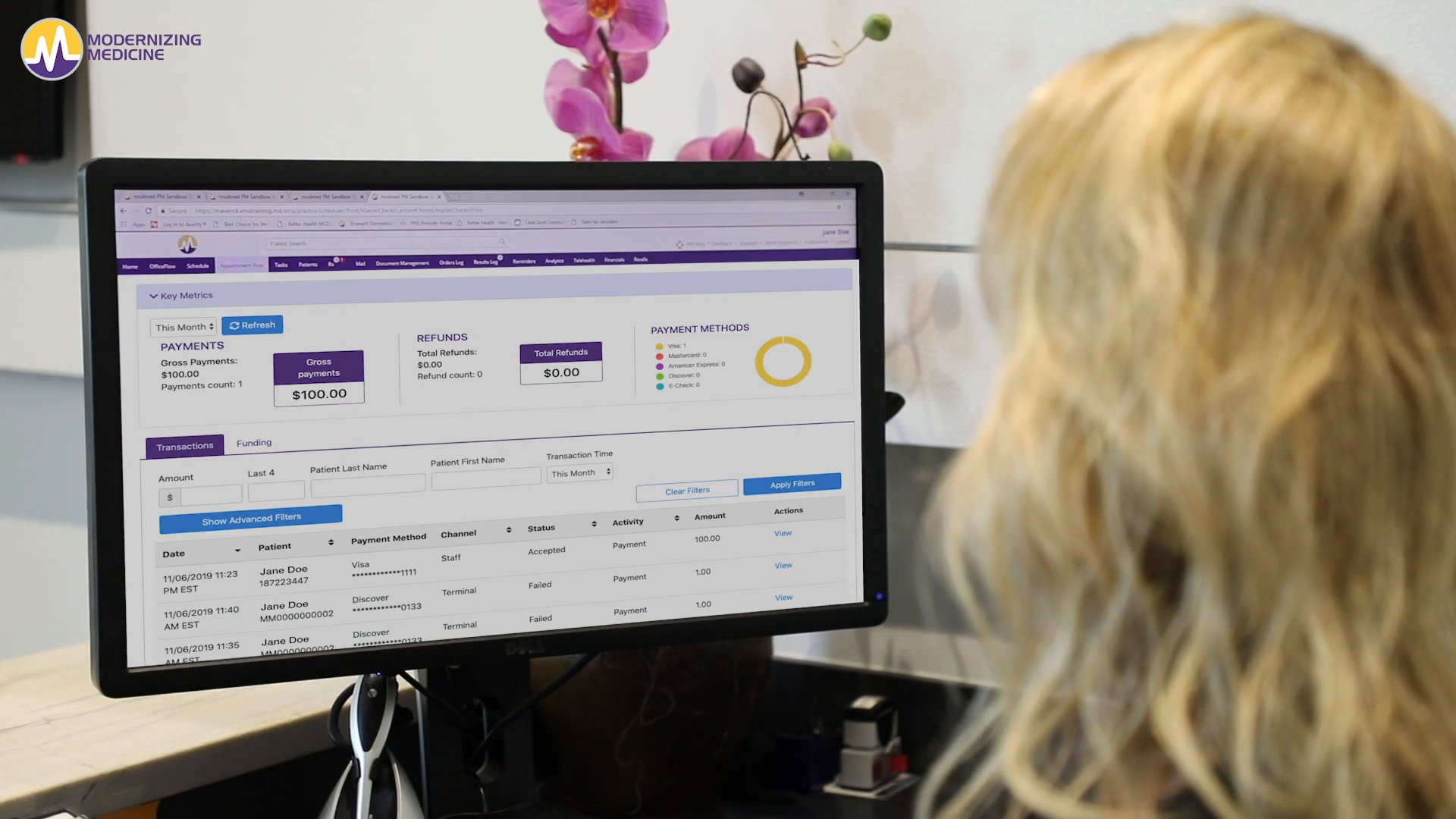 Watch and learn how modmed® Pay helped one medical practice