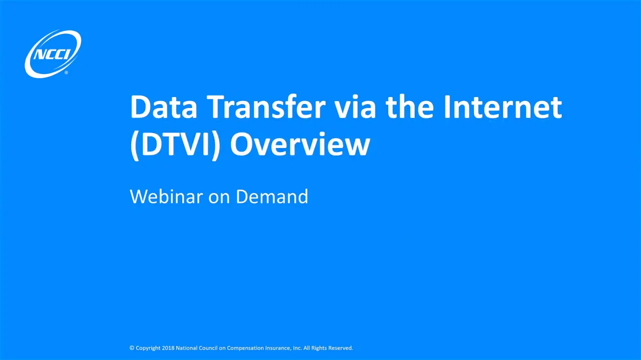 Data Transfer via the Internet (DTVI) Overview