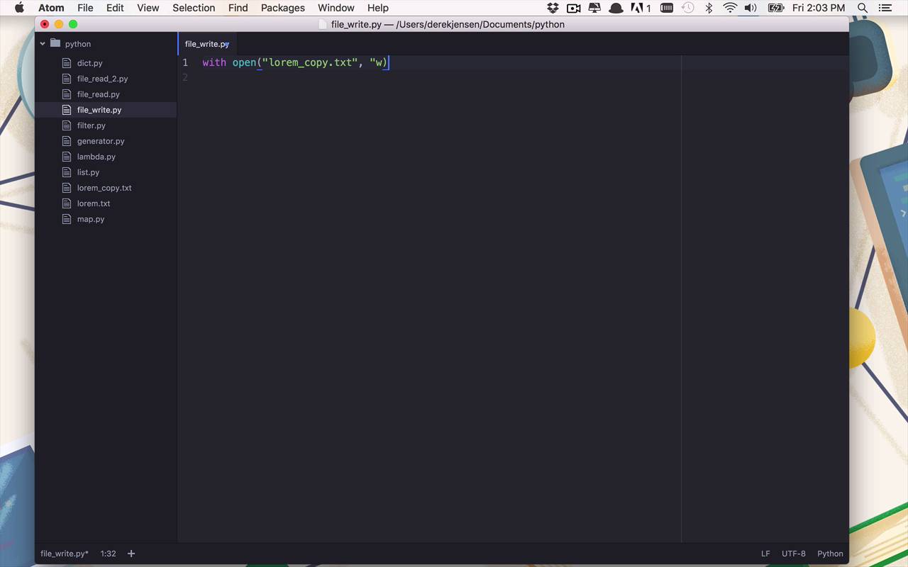 Learn to Code With Python - Writing to Files
