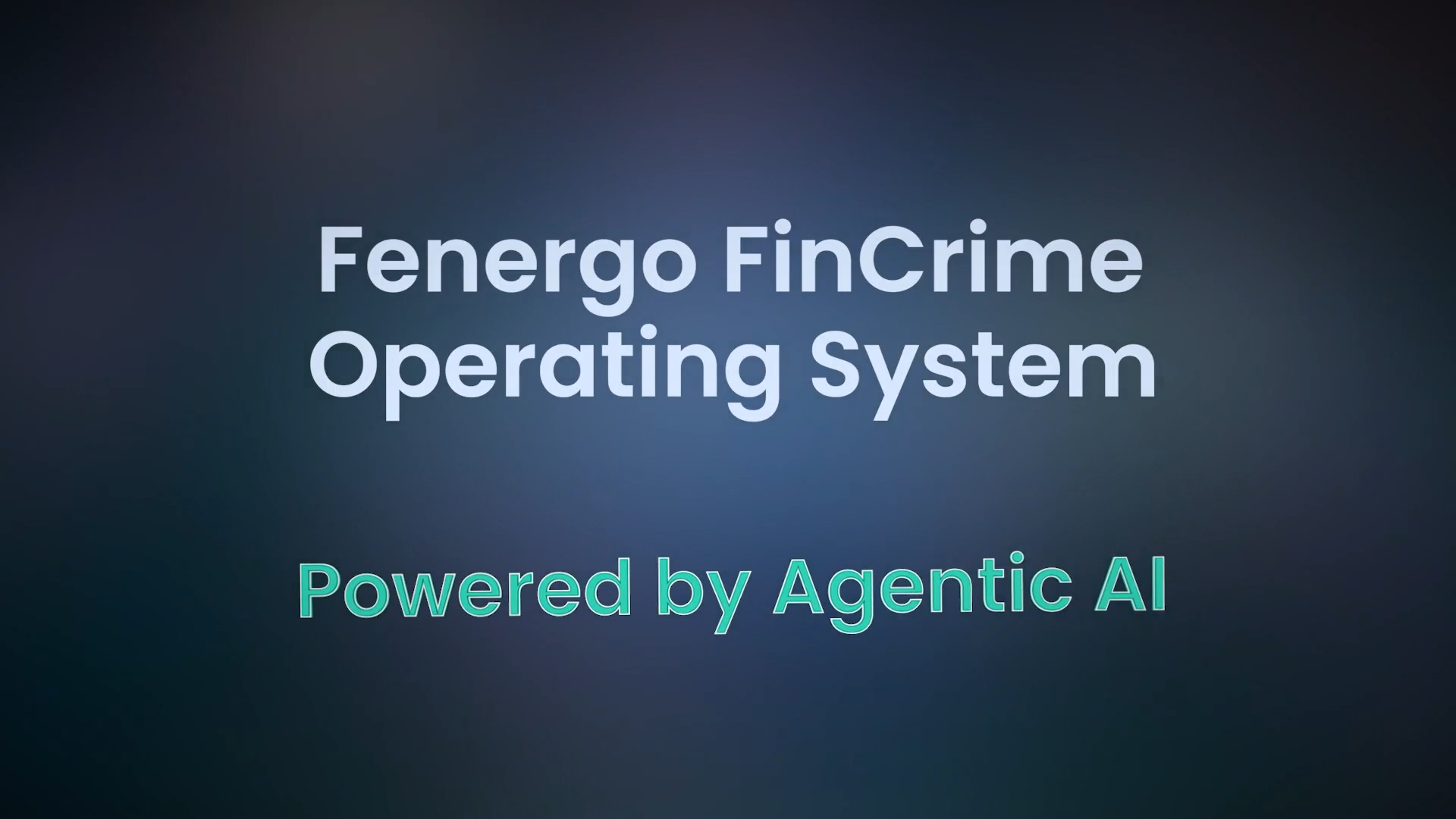 Fenergo FinCrime Operating System video-shortversion