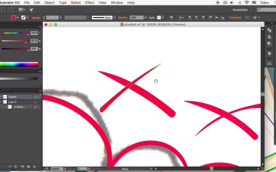 How to Create Vector Art From Doodles - Outlining With Brushes