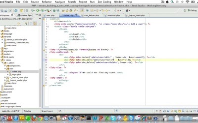 Build a CMS in CodeIgniter - Managing Users Part 1