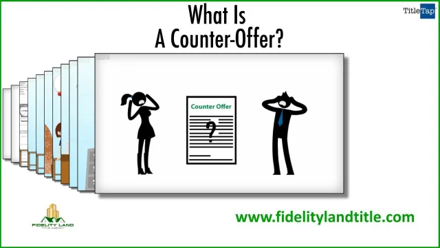 What Is A Counter-Offer? - Cincinnati, OH | Fidelity Land Title Agency ...